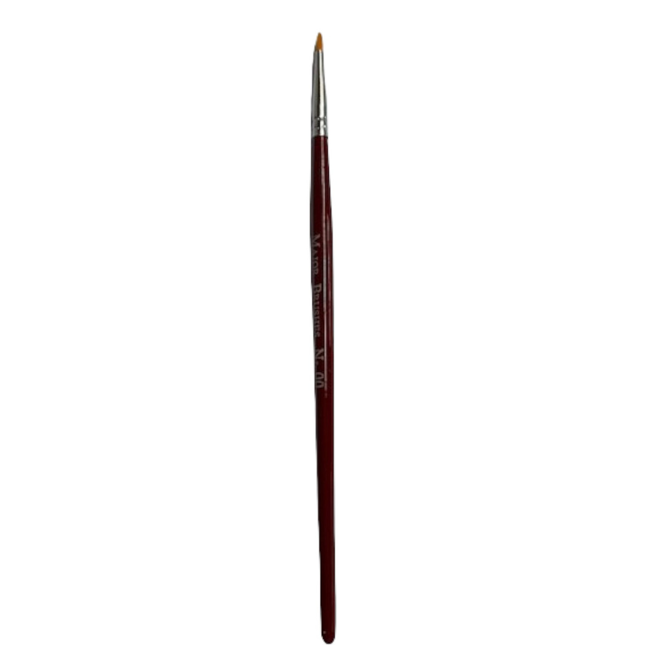 Major Brushes Red Synthetic Sable Brush - Size 00 - 10 Pack