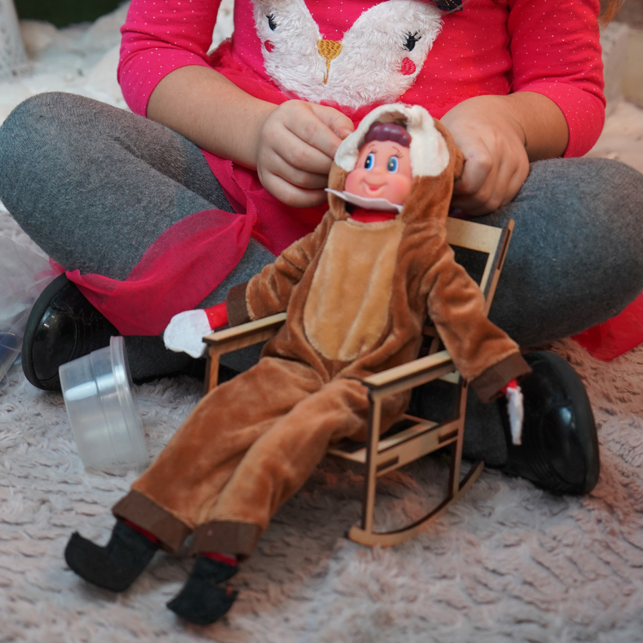 WWCrafts Naughty Elf Rocking Chair