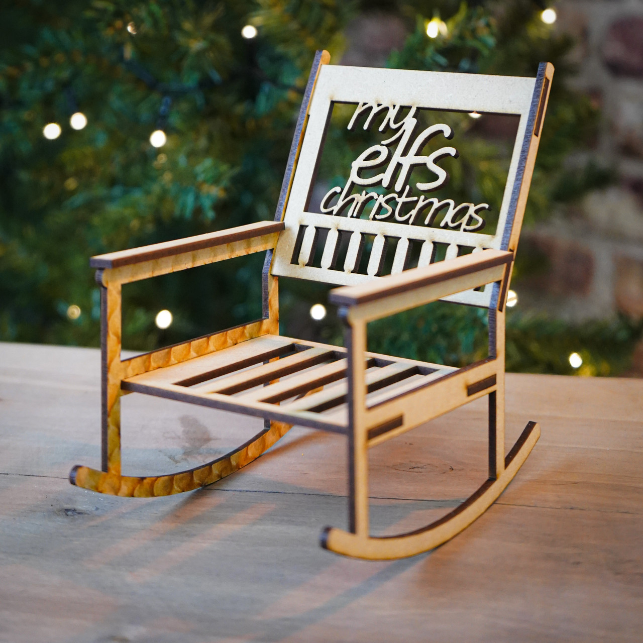 WWCrafts Naughty Elf Rocking Chair