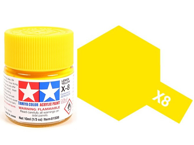 Tamiya 10ml - X-8 Lemon Yellow