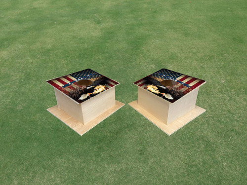 American Bald Eagle Cornhole Pro Air Mail Box