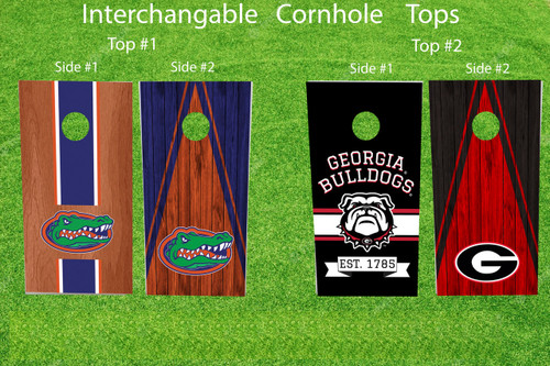 Interchangeable Cornhole Tops