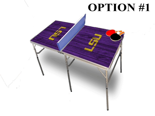 Louisiana State University Portable Table Tennis Ping Pong Folding ...