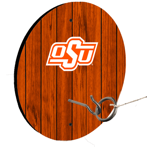 Oklahoma State Orange Ring Toss Lawn Game