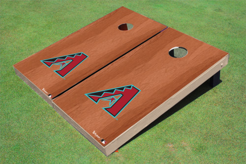 Arizona Diamondbacks A Solid Rosewood Cornhole Boards