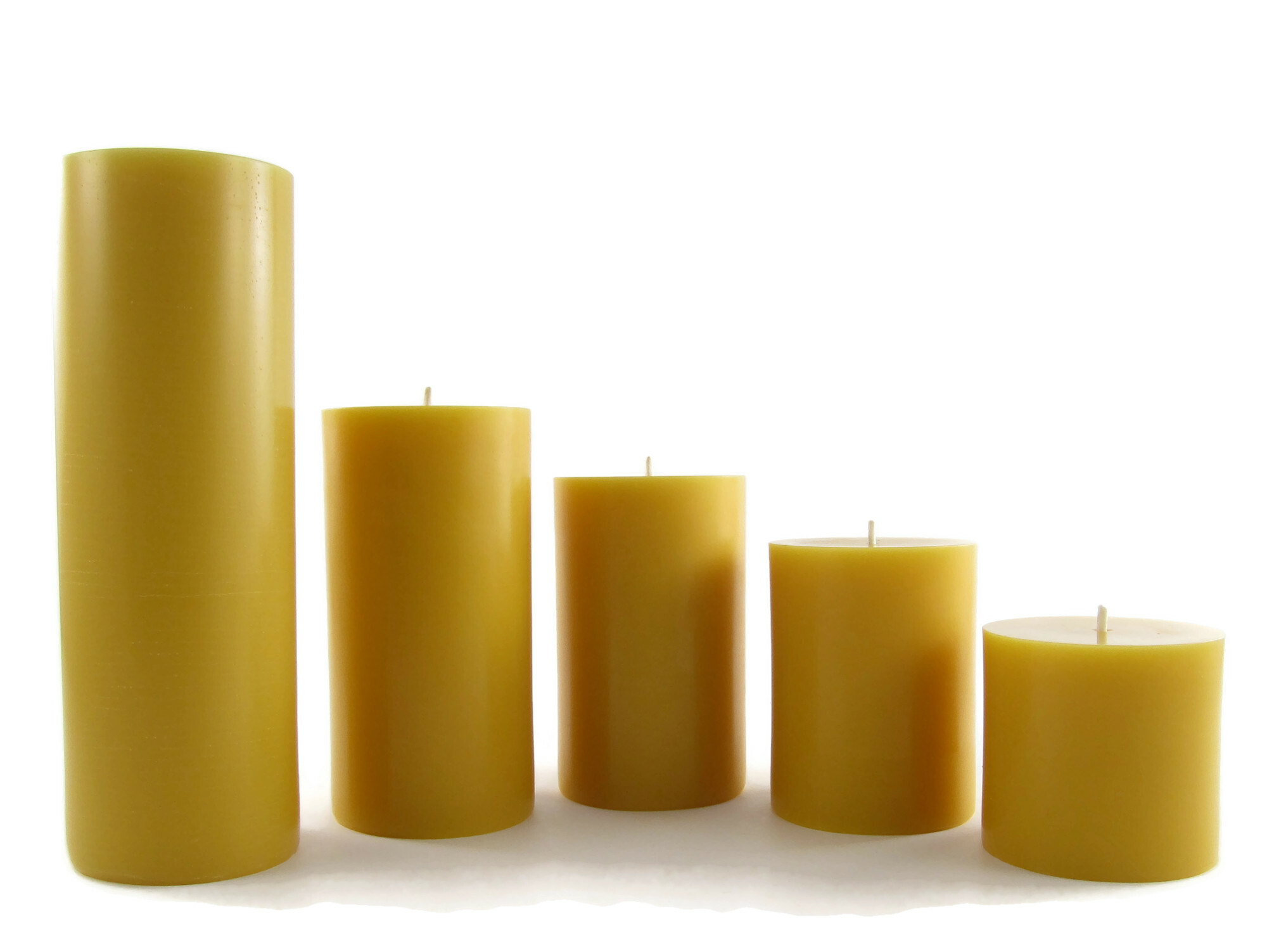 Beeswax Solid Pillar Candles | Hand Poured Pillars