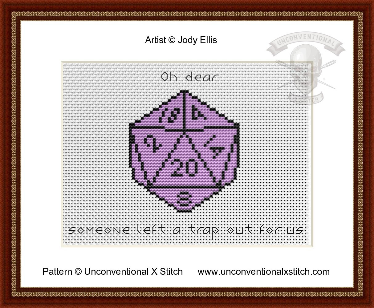 Oh Dear cross stitch pattern | Unconventional X Stitch