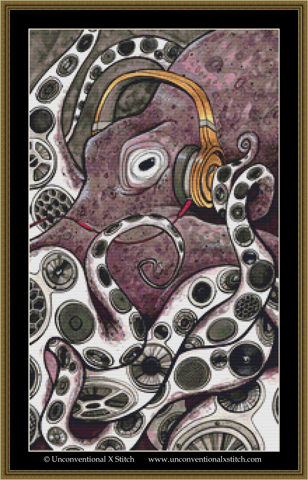 Colossal Octopus 2 cross stitch pattern | Unconventional X Stitch