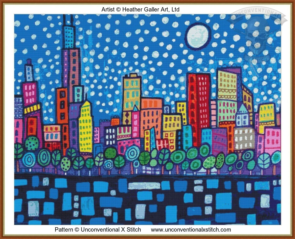 Chicago cross stitch pattern | Unconventional X Stitch