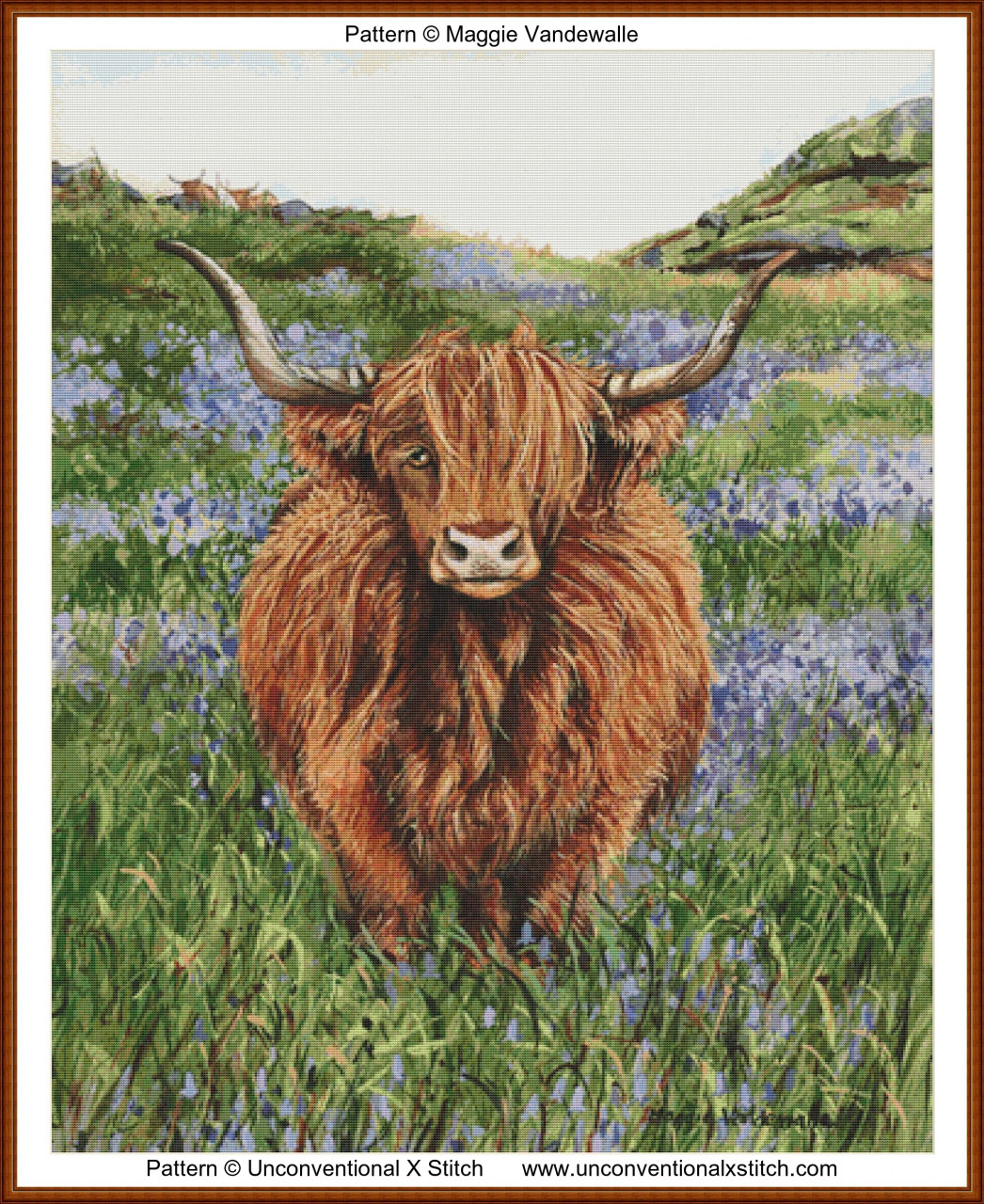 Highlander cross stitch pattern | Unconventional X Stitch