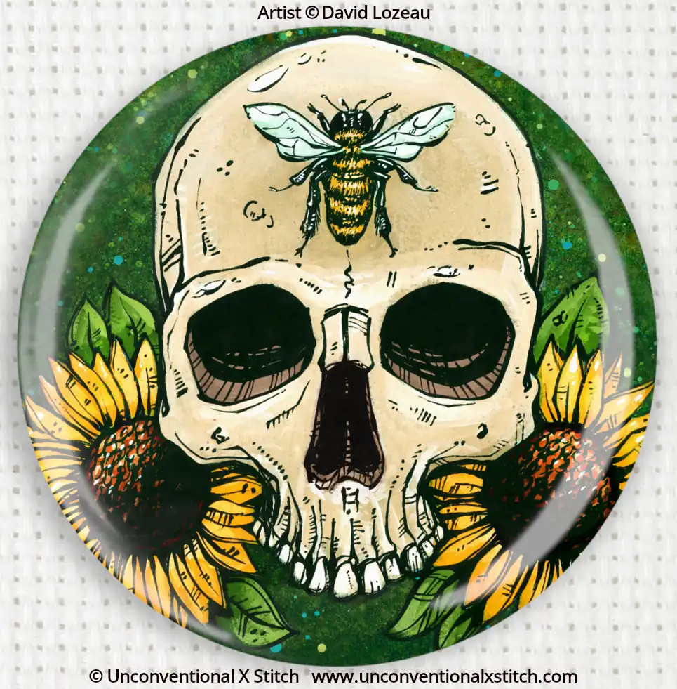 Beegin Again needleminder | Unconventional X Stitch