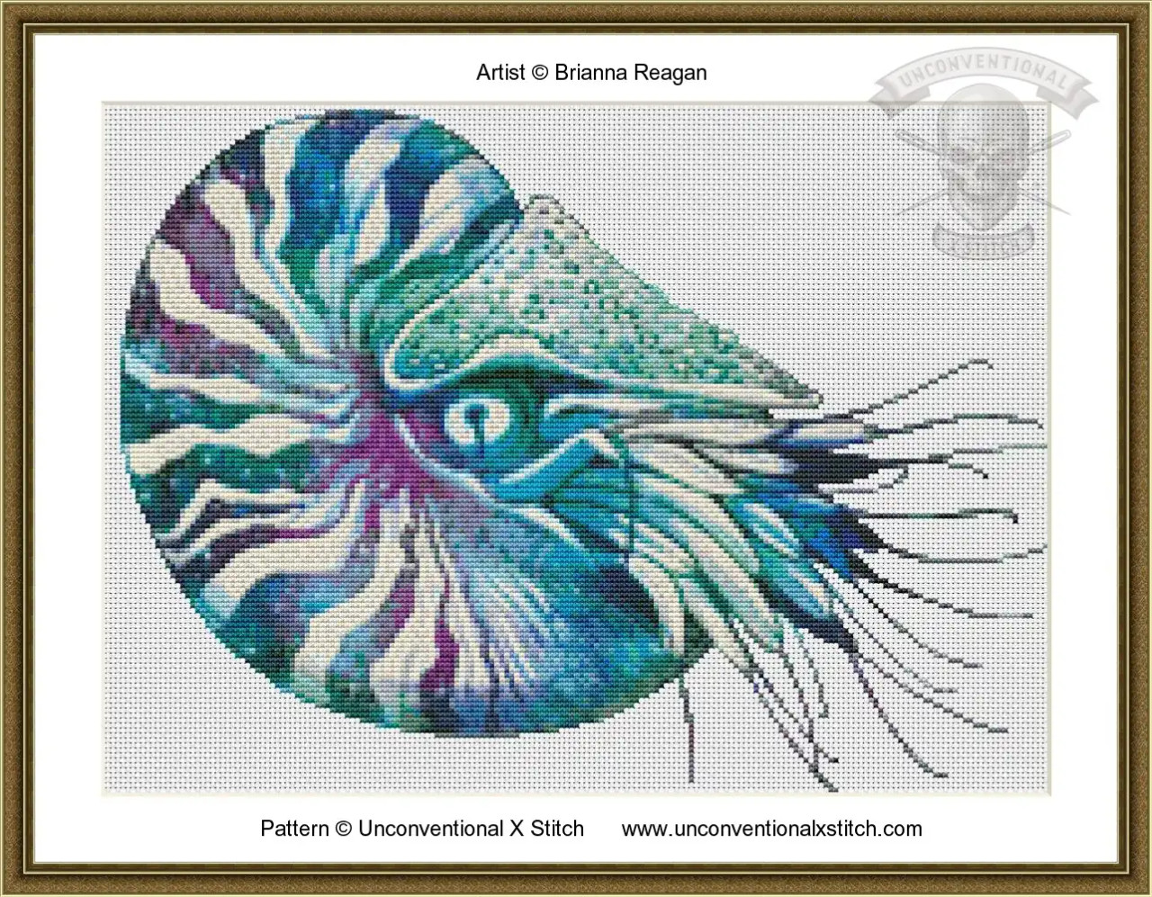 Deep Space MINIATURE EDITION cross stitch pattern | Unconventional X Stitch
