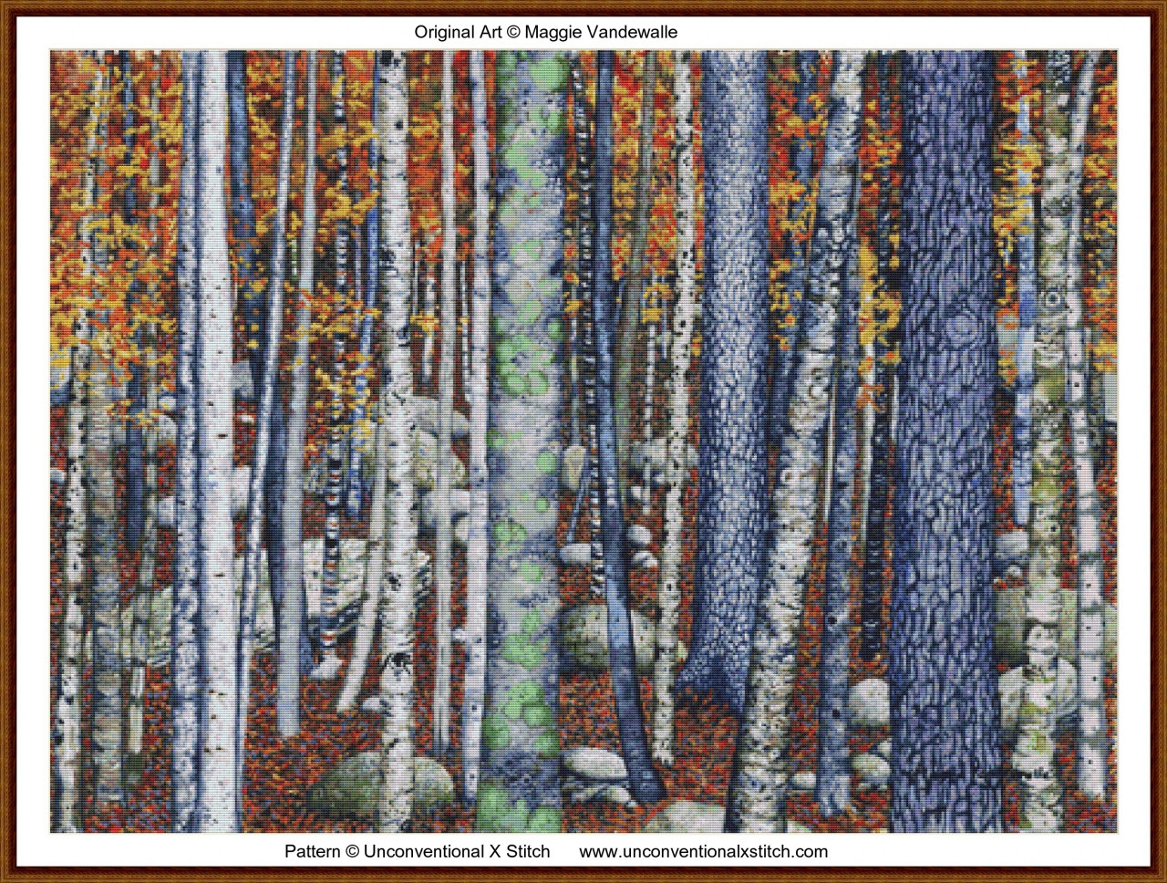 Sticks and Stones cross stitch pattern | Unconventional X Stitch