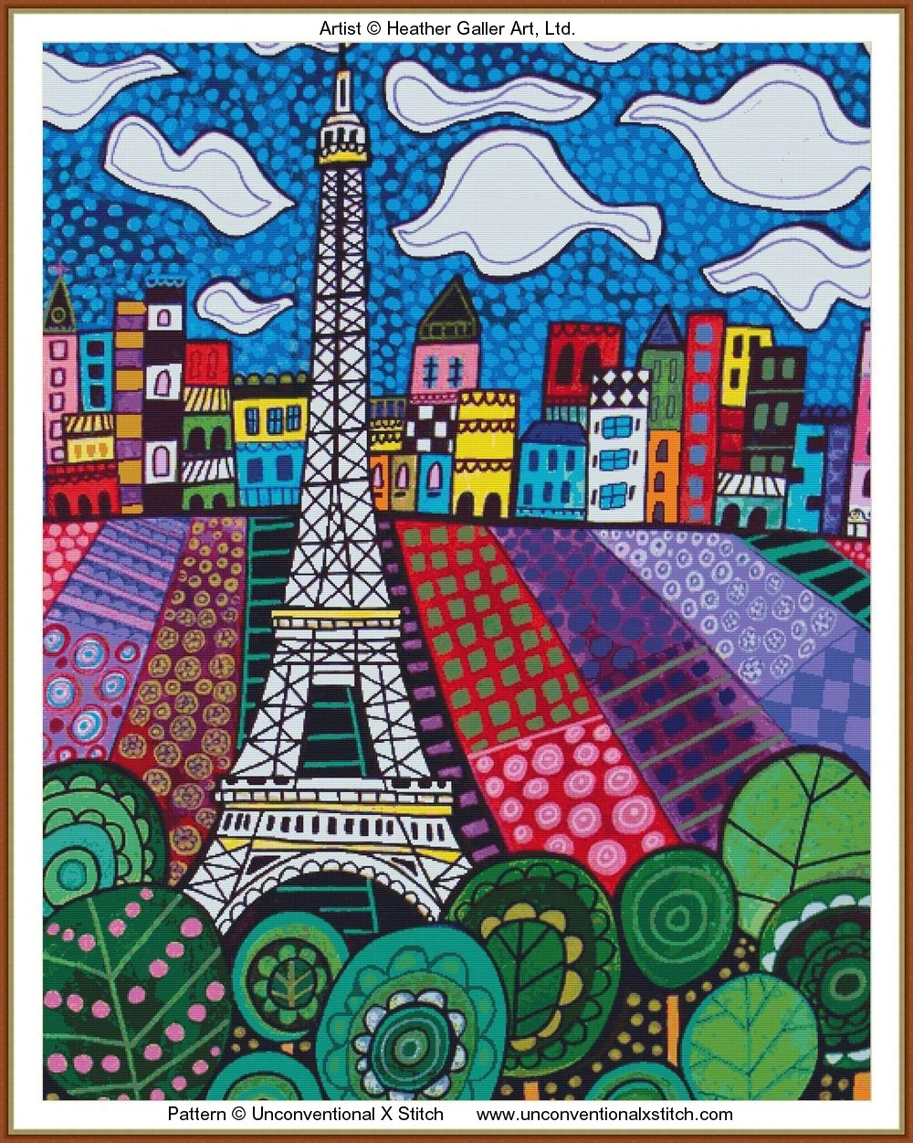 Chicago cross stitch pattern | Unconventional X Stitch