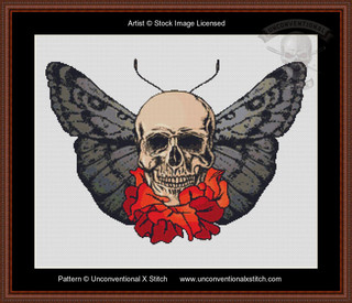 In Death cross stitch pattern | Unconventional X Stitch