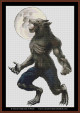 Werewolf cross stitch pattern | Unconventional X Stitch