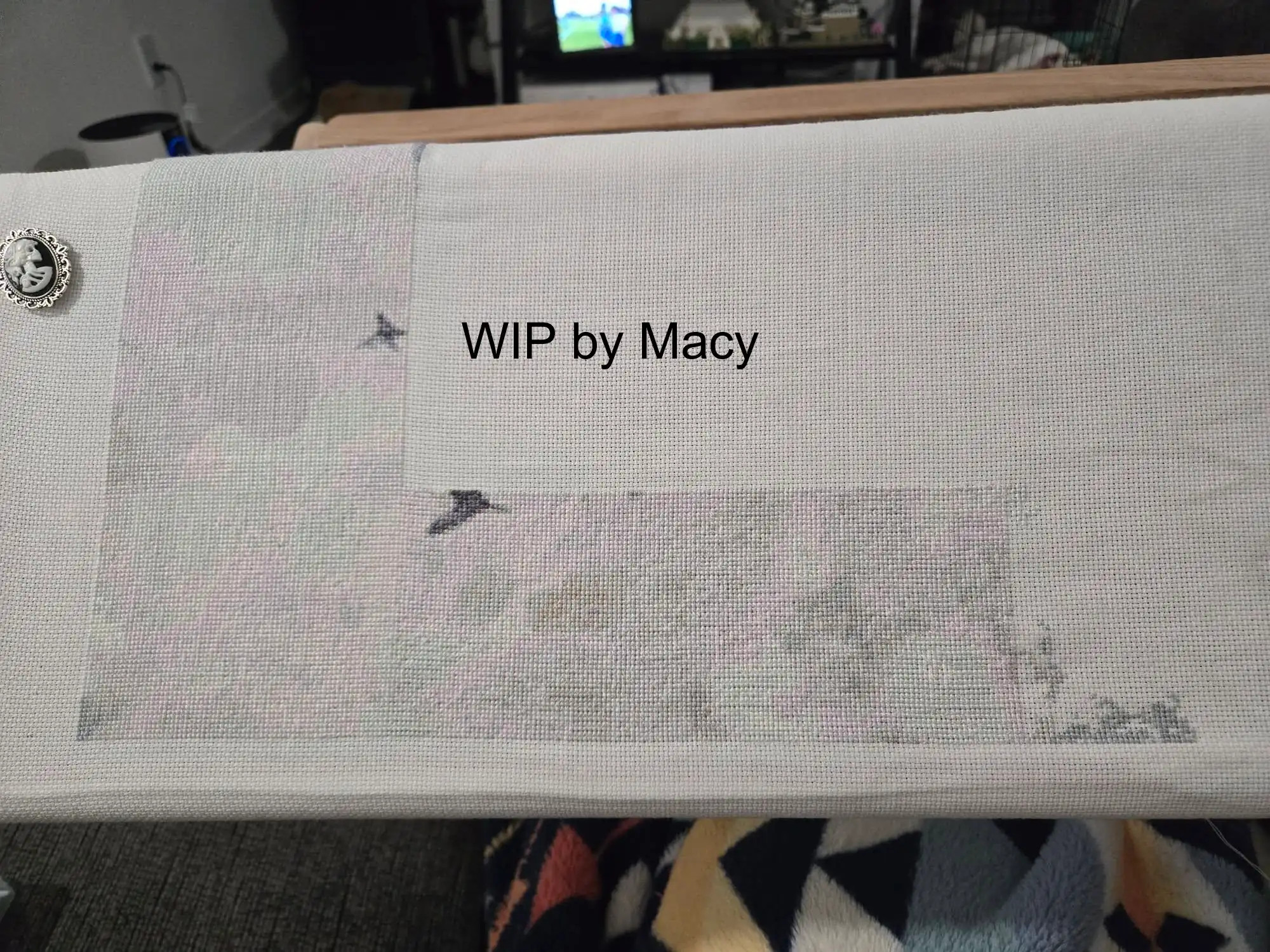 Phi cross stitch pattern | Unconventional X Stitch