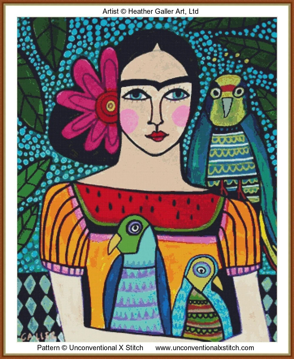 Women 2 cross stitch pattern | Unconventional X Stitch