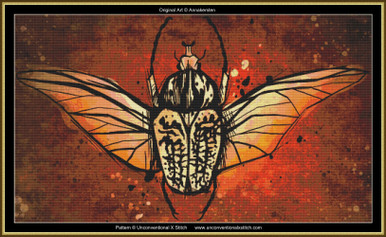 Red Queen cross stitch pattern | Unconventional X Stitch