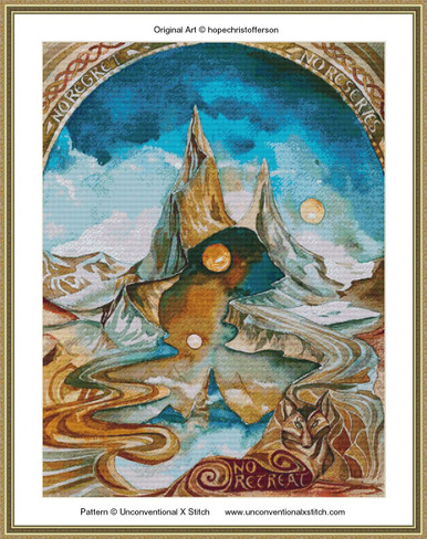 Fantasy cross stitch pattern | Unconventional X Stitch