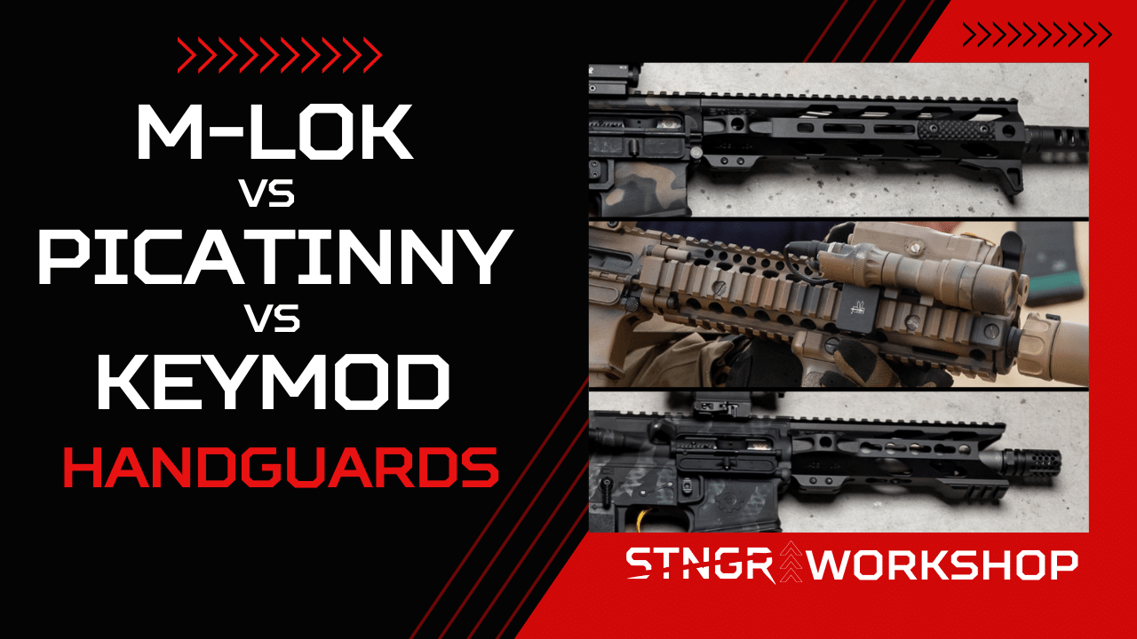 Which Mounting System Is Best? M-Lok vs Keymod vs Picatinny Handguards ...