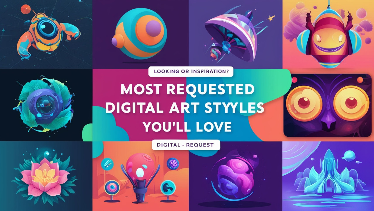 Most Requested Digital Art Styles You’ll Love - MintSuper Art