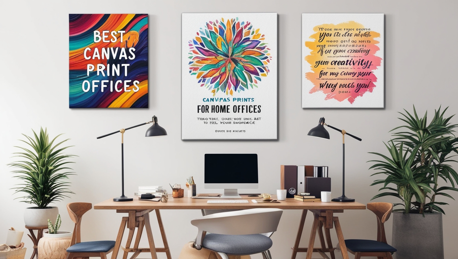 Best Canvas Prints for Home Offices To Boost Inspiration - MintSuper Art