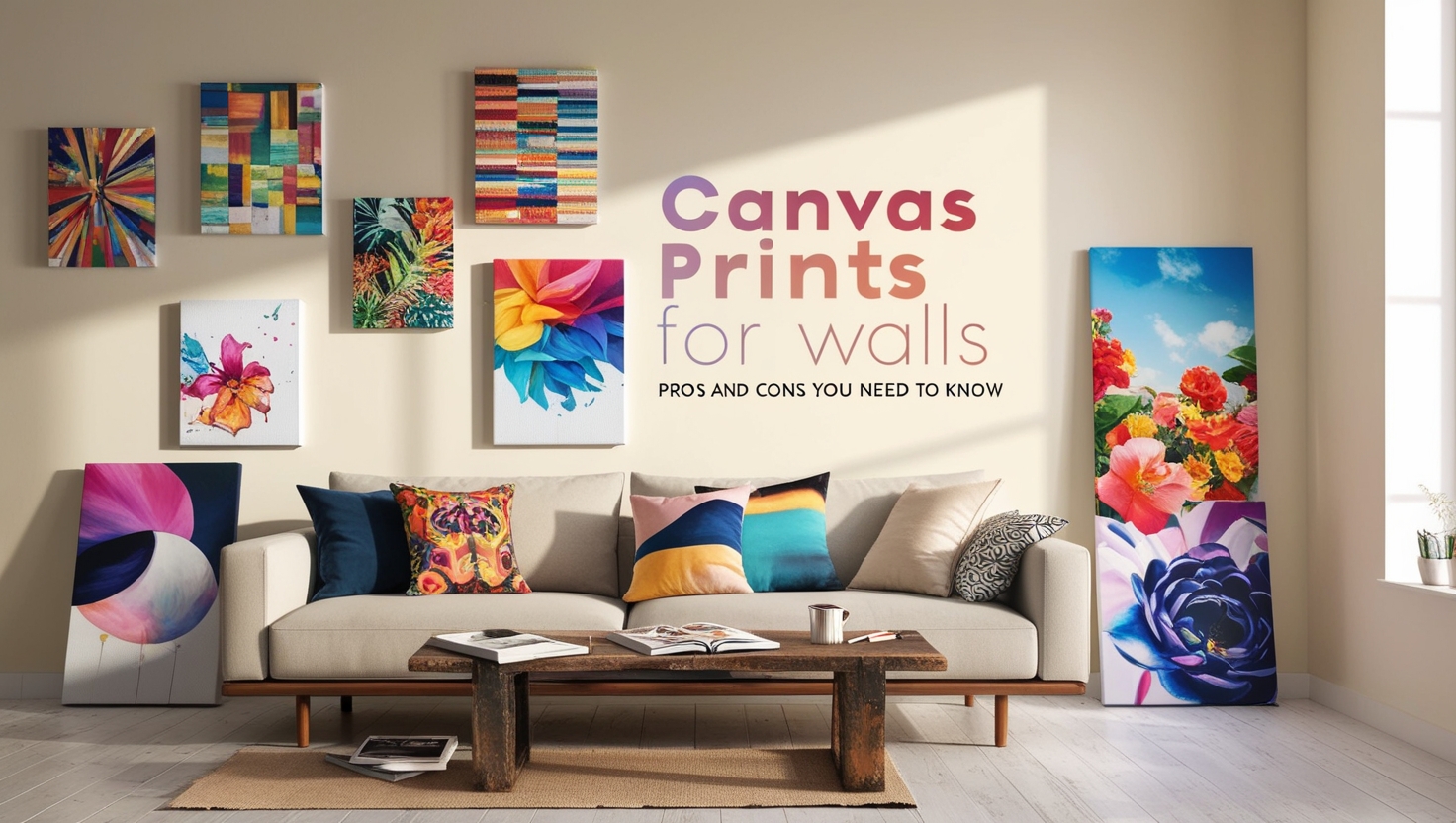 Canvas Prints for Walls: Pros and Cons You Need to Know - MintSuper Art