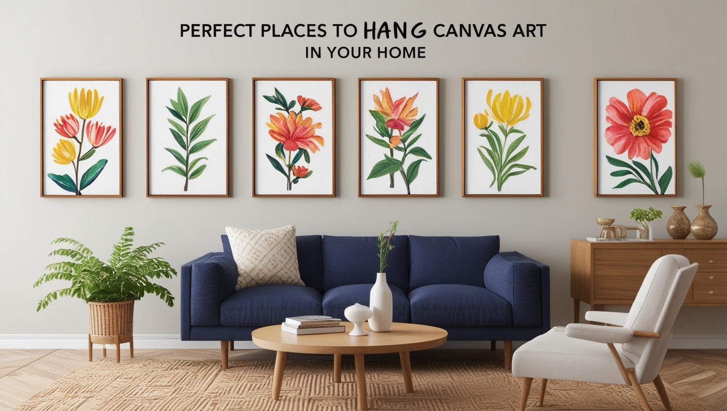 Perfect Places to Hang Canvas Art in Your Home - MintSuper Art