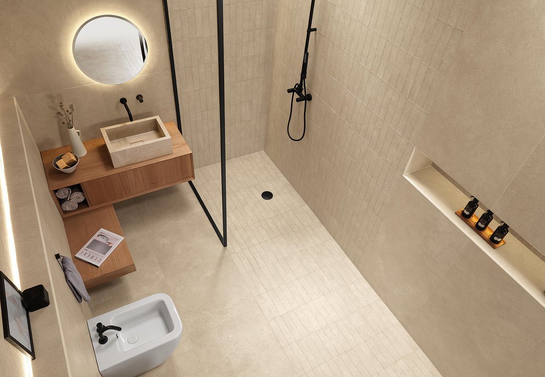 Nobu Beige 12x24 - Brick City Tile