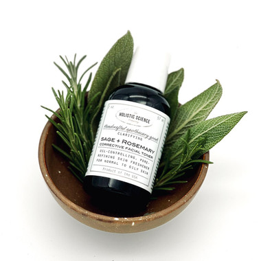 Sage+Rosemary Corrective Facial Toner, 2oz