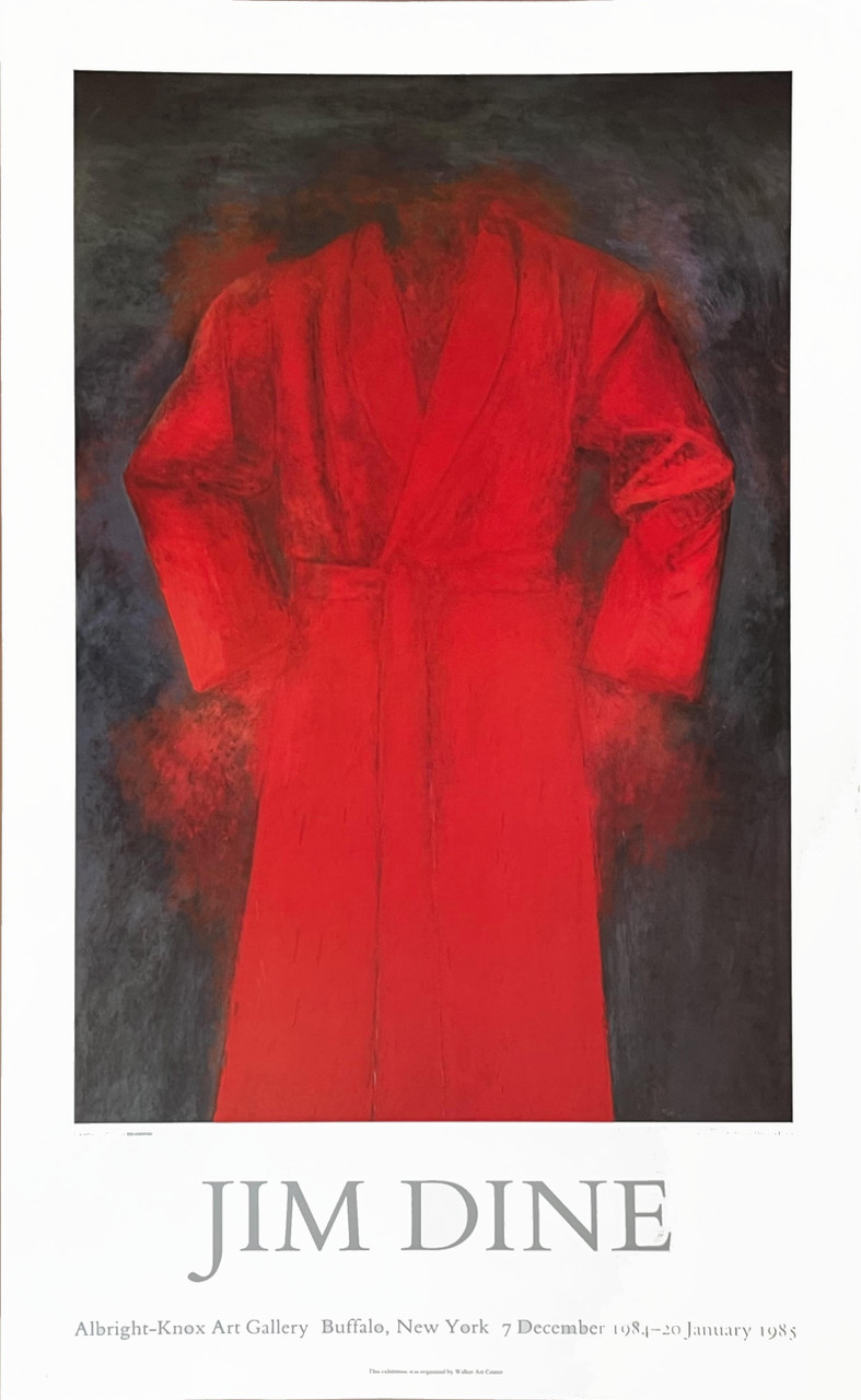 Jim Dine, Jim Dine at Albright Knox poster, 1984