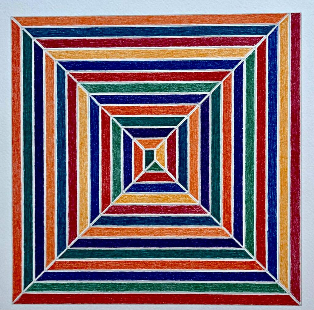 Frank Stella, Line Up, from Jasper's Dilemma (Axsom 85), 1973