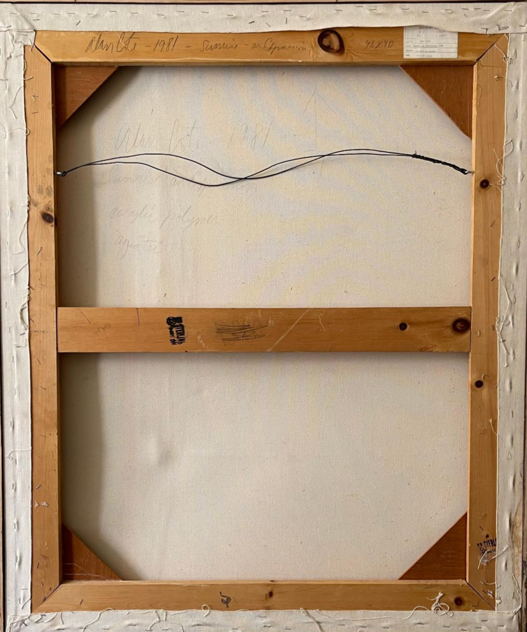 Alan Cote, Sunrise: An Expression, 1981 - Alpha 137 Gallery