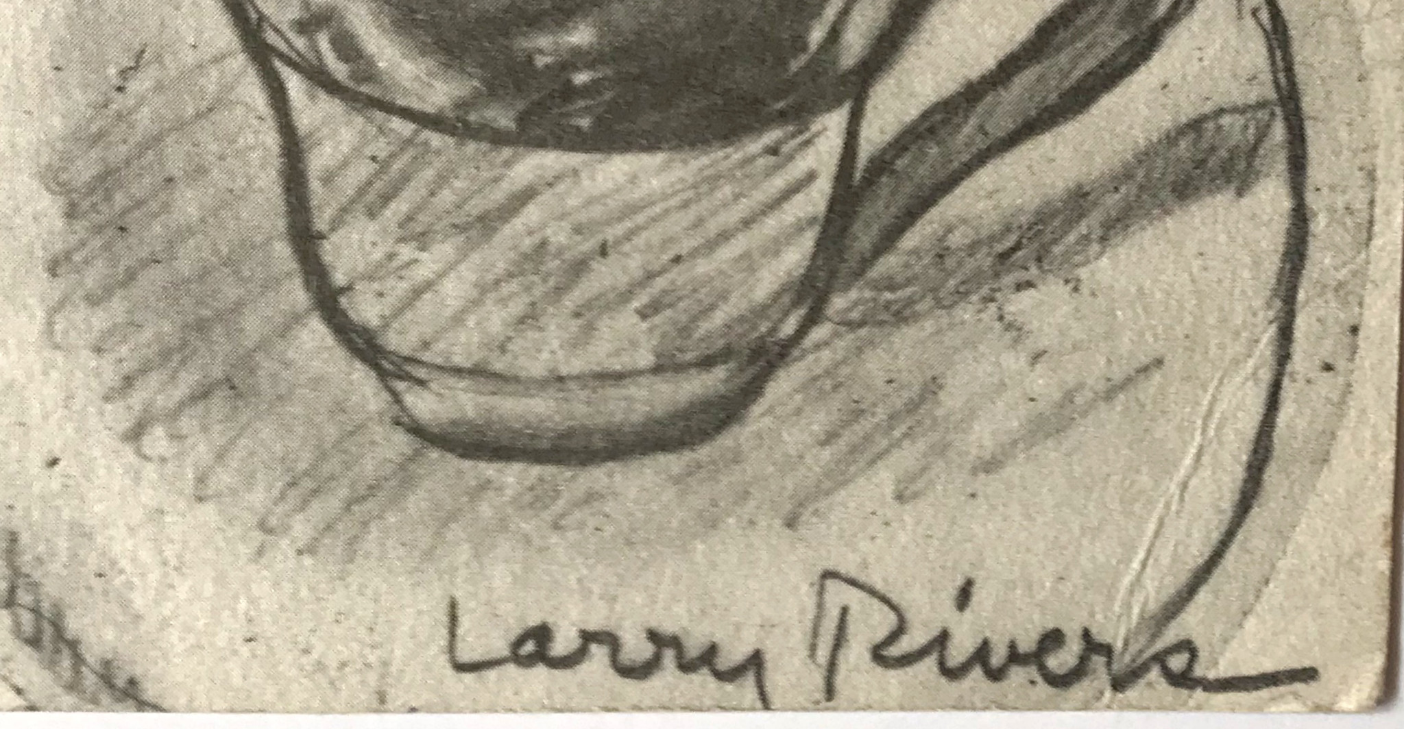 Larry Rivers, Untitled French Menu, Cafe de Colombie, Champs-Elysees ...