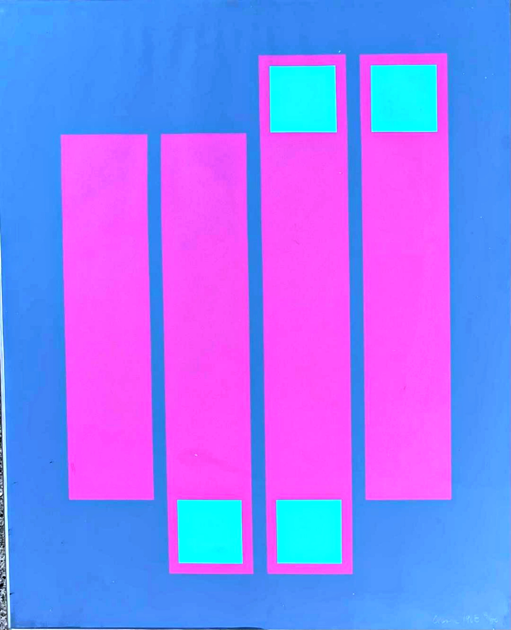 Doug Ohlson, Untitled geometric abstraction, 1968