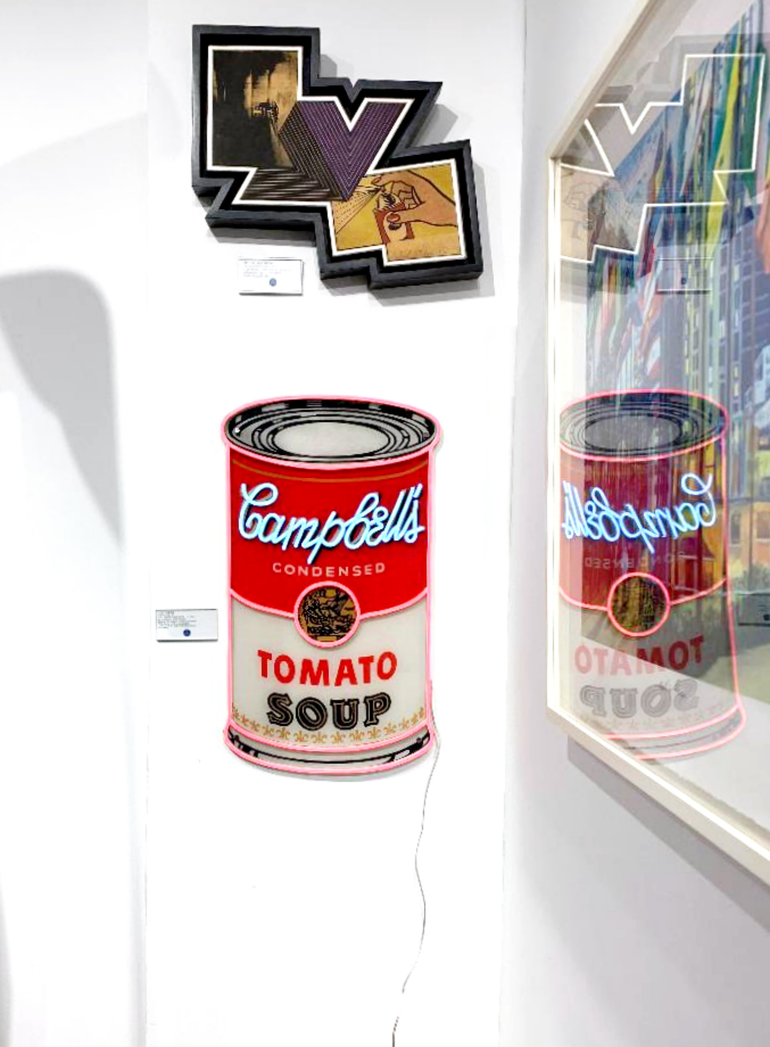 Andy Warhol, Neon light Campbell's Soup Can Wall Display Sign, 2022