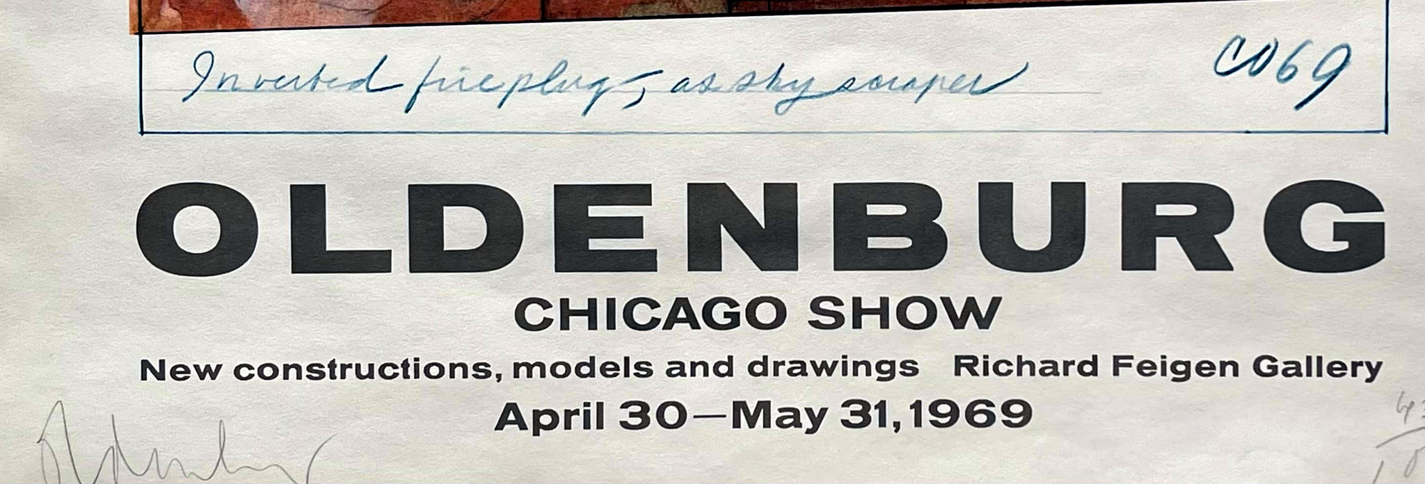Claes Oldenburg, OLDENBURG Chicago Show: Inverted Fireplug as ...