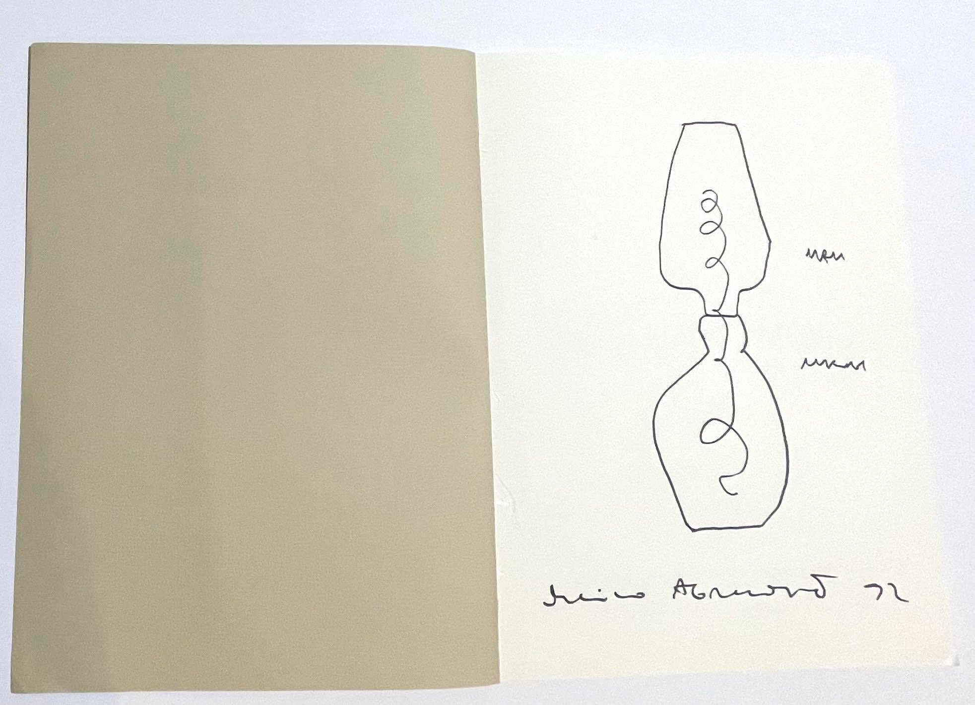 Marina Abramović, Untitled hourglass drawing, 1992
