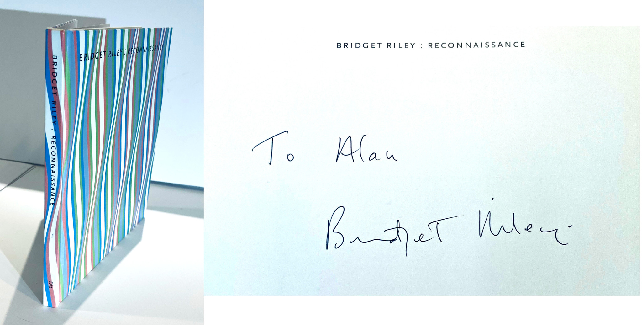 Bridget Riley, Bridget Riley: Reconnaissance (hand signed and inscribed ...