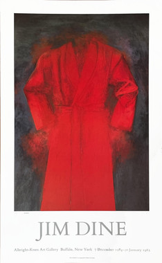 Jim Dine, Jim Dine at Albright Knox poster, 1984