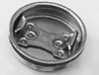 2" Round, Tri-Sure® Style Plug with Buna Gasket - Custom Metalcraft