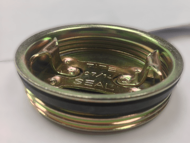 Plated Steel Round (Tri-Sure) Bung Plug - Custom Metalcraft