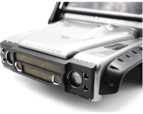 Hot Racing Aluminum Custom Front Grille for TRX-4 Defender, "TRXF03A01"