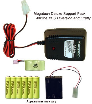 MEGATECH Battery Pack/Charger Deluxe Support Pack