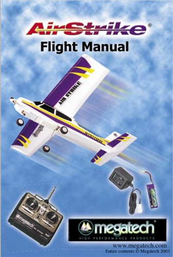 Megatech Airstrike Airplane User Manual Download