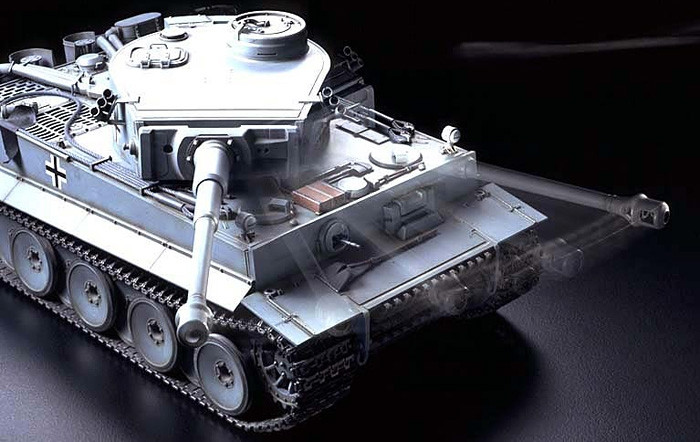 Tamiya 1/16 RC Tiger I DMD/MF01 Accessory Full Option Tank Kit (56010)