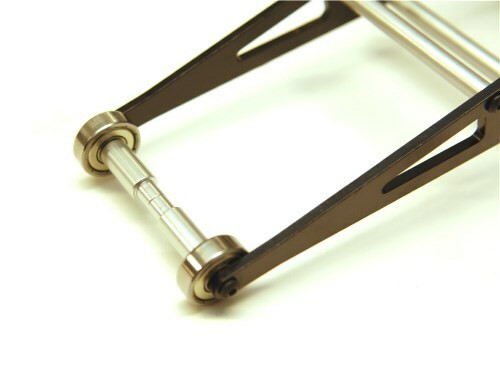 ST Racing Gun Metal CNC Machined Aluminum Drag Wheelie Bar Kit for 2WD ...
