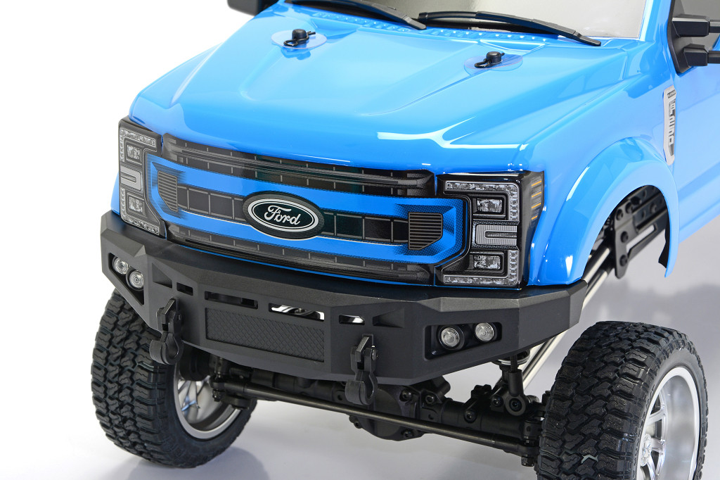 CEN Ford F250 1/10 4WD KG1 Edition Lifted RTR Truck - Daytona Blue (8992)