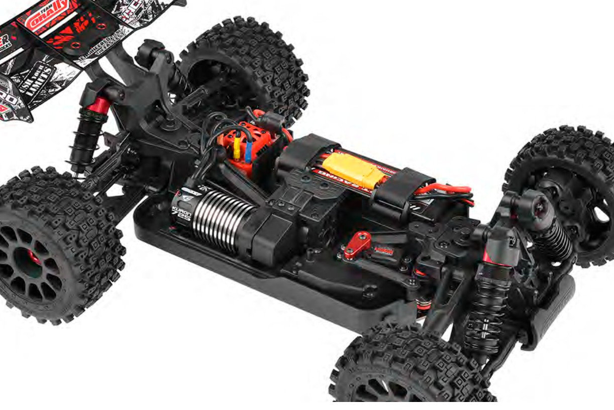 Team Corally Syncro 2WD 1/8 3-4S Brushless Off-Road Buggy RTR - Red (C ...